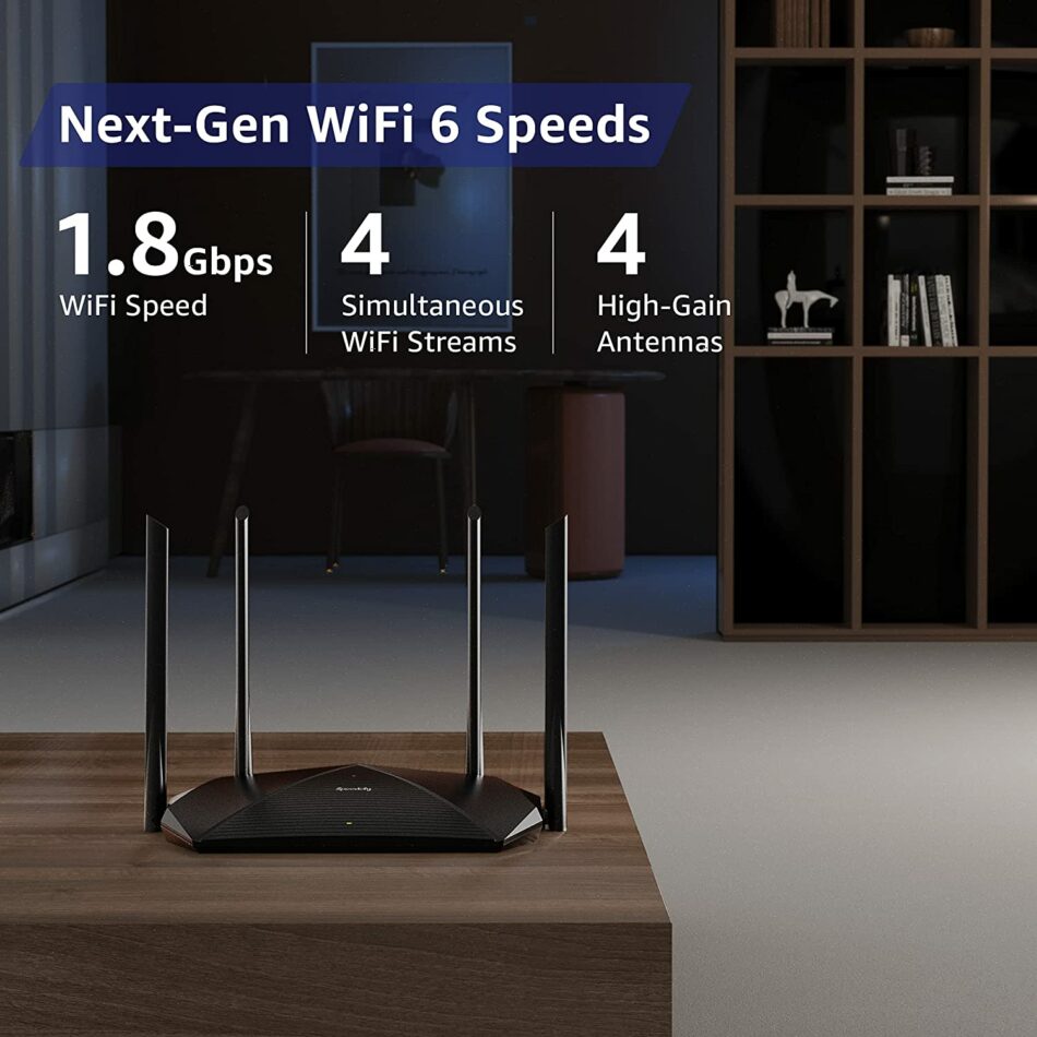 Netbeinir – Speedefy KX450 WiFi 6 Router – Öryggisstöðin